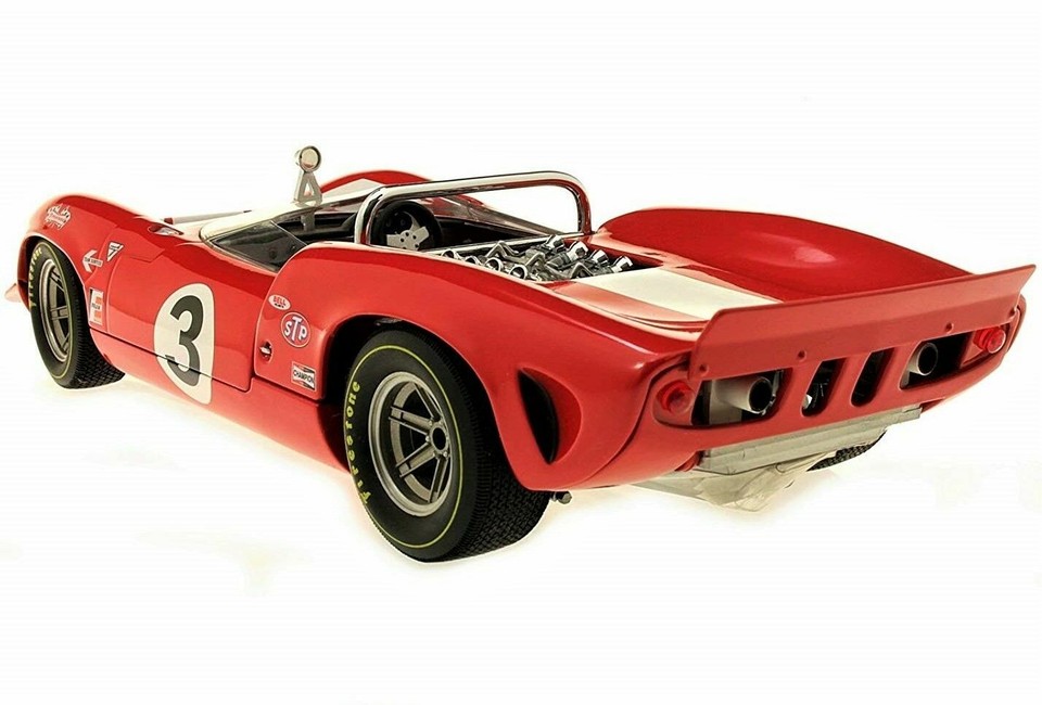 Race Car Le mans Hot Rod Built Metal Model Promo Carousel Red1:18 24 12 ...