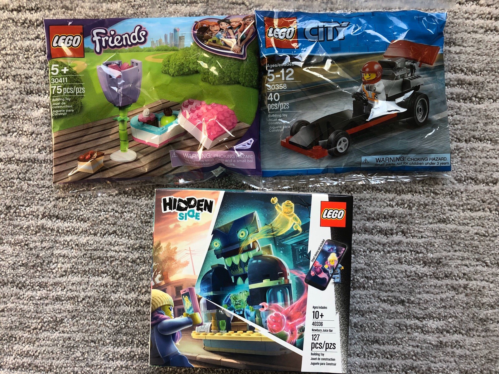 Lego 30358, 30411, 40336. Lot of 3. Hidden Side, City, Friends. | eBay