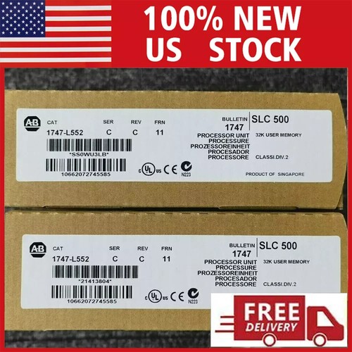 New Allen Bradley 1747-L552 /C SLC500 SLC 5/05 CPU Processor Controller ...