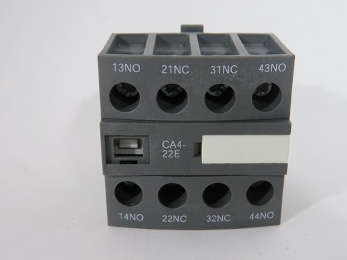 ABB CA4-22E 1SBN010140R1022 Auxiliary Contact Block 2NO 2NC 16A 690V ...