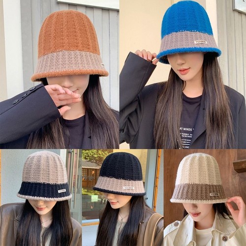 Cold-proof Bucket Hat Retro Basin Hat Autumn Winter Cap Indoor Outdoor ...
