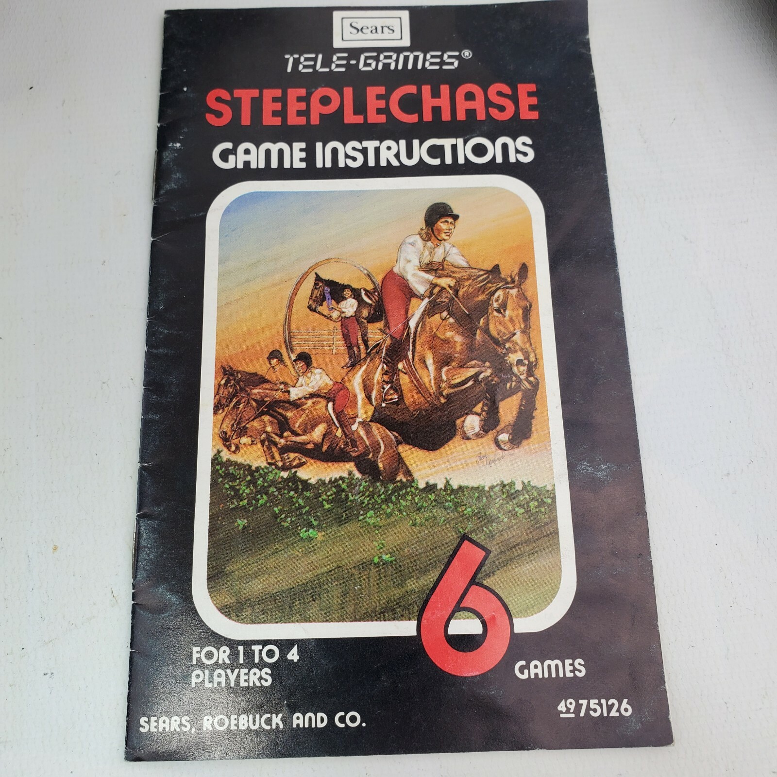 RARE Steeplechase (Atari 2600, 1980) Sears, Telegames, Manual, | eBay