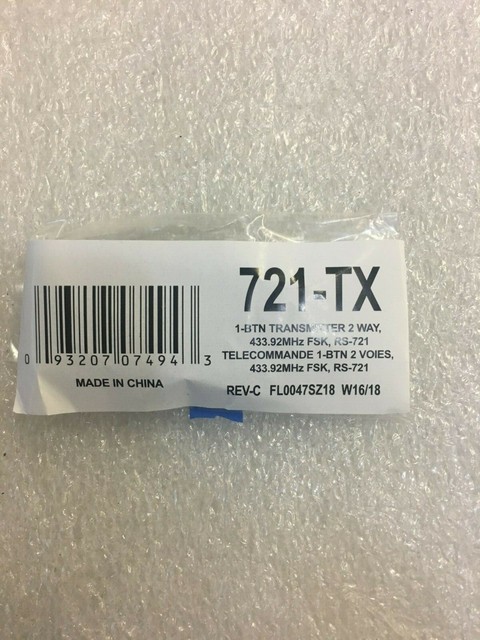 Astrostart 1 Button 2 Way Remote 721-tx Ezsdei7211 for sale online | eBay