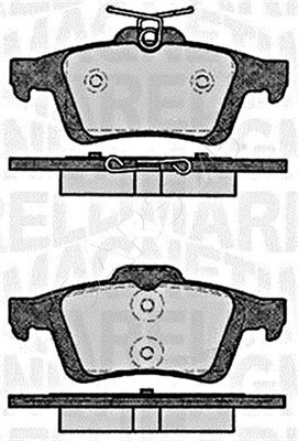 NEW Disc Brake Pad Set Fits FORD VOLVO C-Max II Focus III Saloon ...