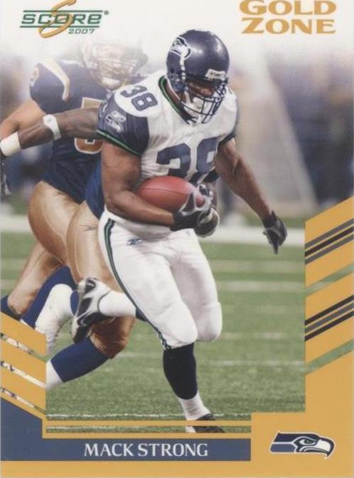 2007 Score - Mack Strong #135 Gold Zone /600 for sale online | eBay