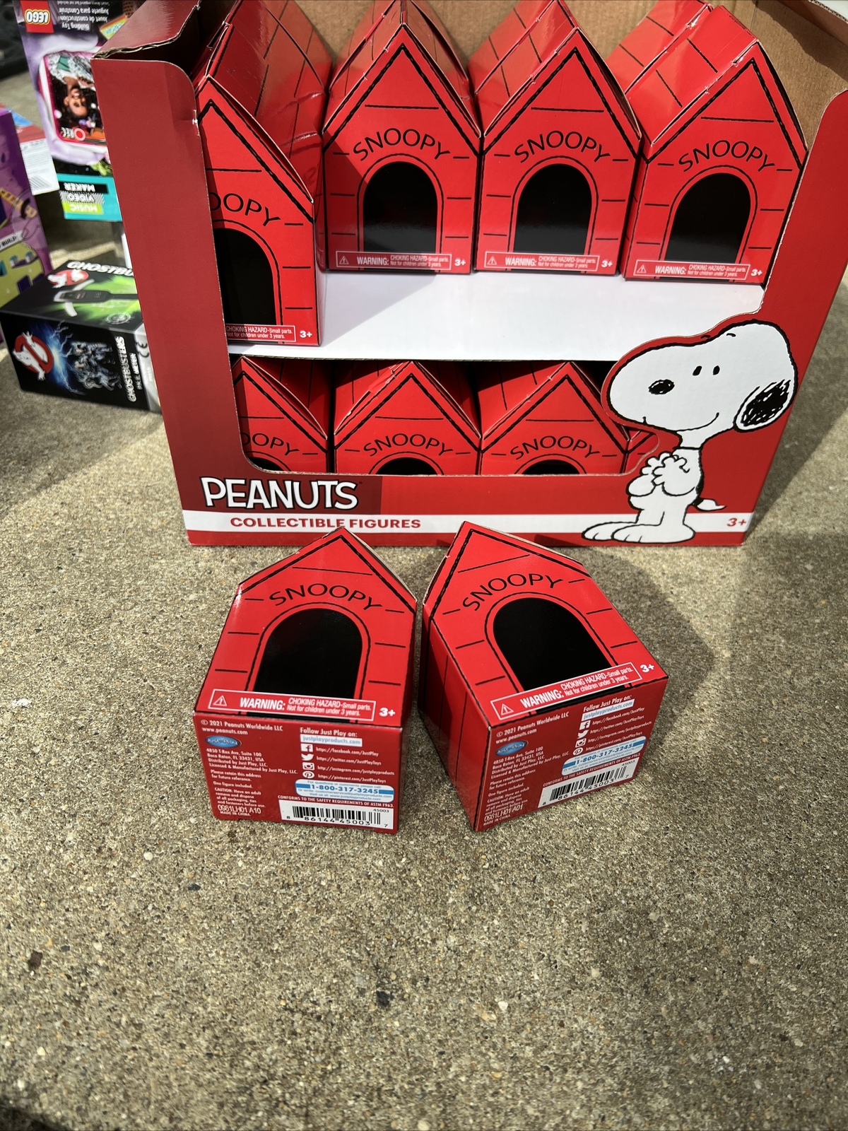 2x Peanuts Snoopy Doghouse Blind Box Just Play Lot 2 New – NMATH