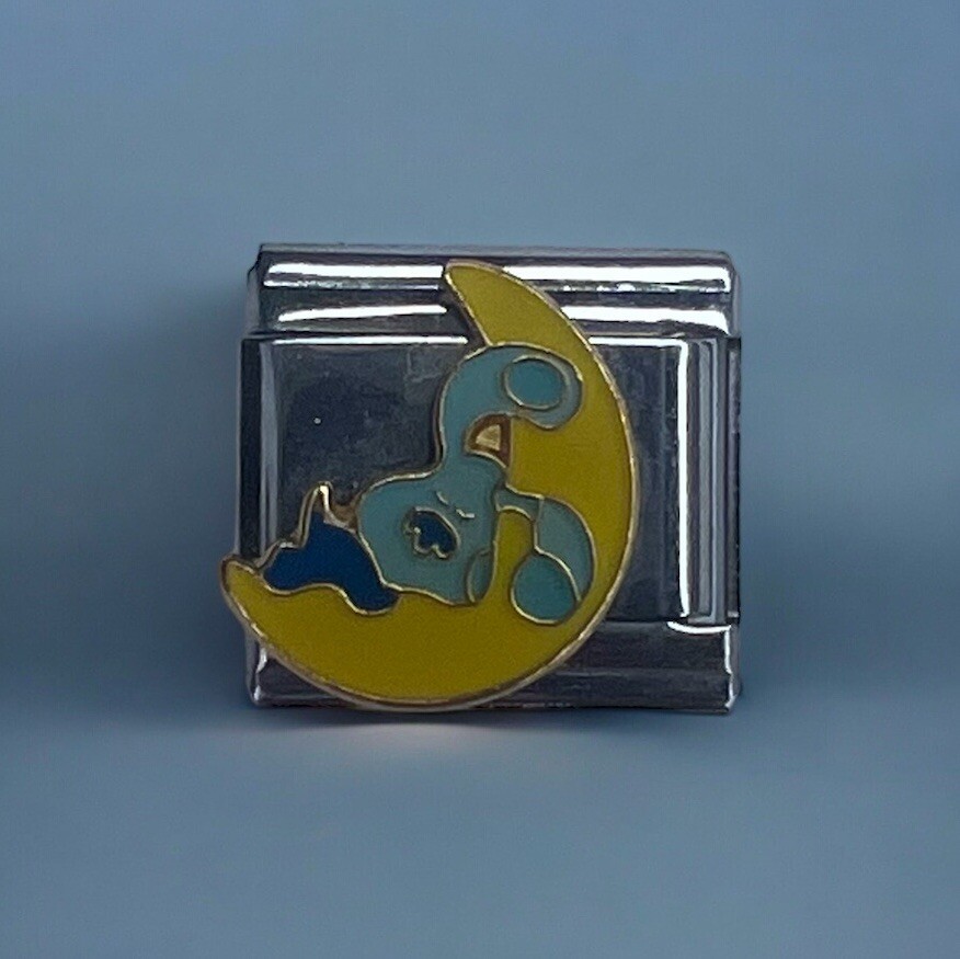Blues Clues Sleeping On Moon Vintage Casa D’oro Itali… - Gem