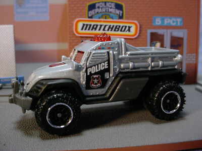 2024 MBX RESCUE III Design ROAD RAIDER ☆silver;red; POLICE☆Matchbox ...