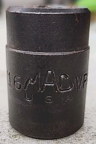 Mac Tools USA VP226 11/16" SAE Shallow Impact Socket 1/2" Drive 6 Point ...