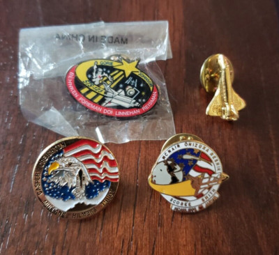 NASA Shuttle Mission Crew Pins STS | eBay