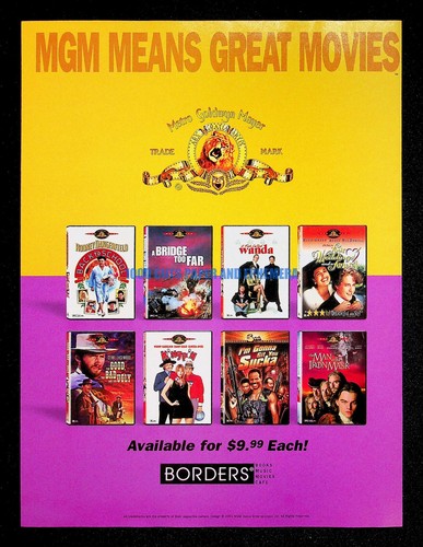 MGM DVDs 2001 Kingpin A Bridge Too Far Trade Print Magazine Ad Poster ...
