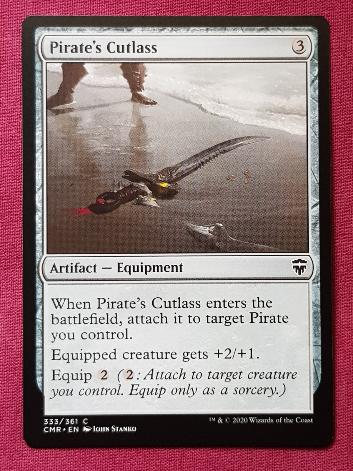 Magic The Gathering COMMANDER LEGENDS PIRATE'S CUTLASS artifact card ...