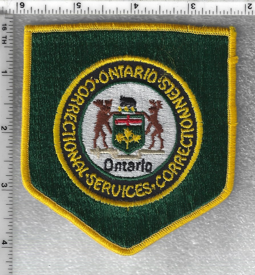 Ontario Correctional Services (Canada) New Style Shoulder Patch | eBay