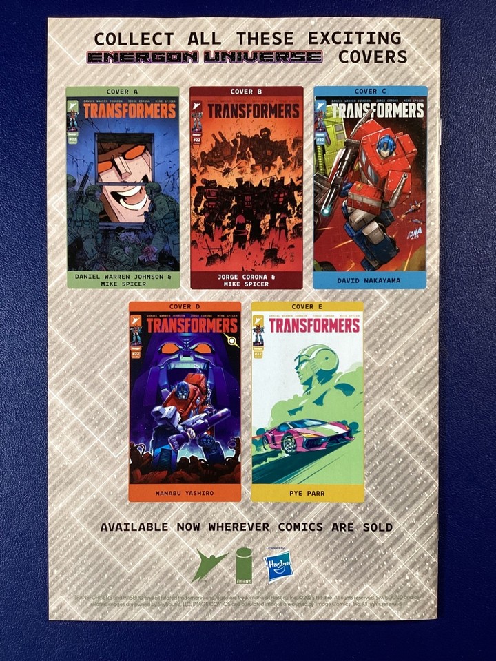 TRANSFORMERS #22 Cover C 1:10 DAVID NAKAYAMA CONNECTING VARIANT NM/MT 9 ...