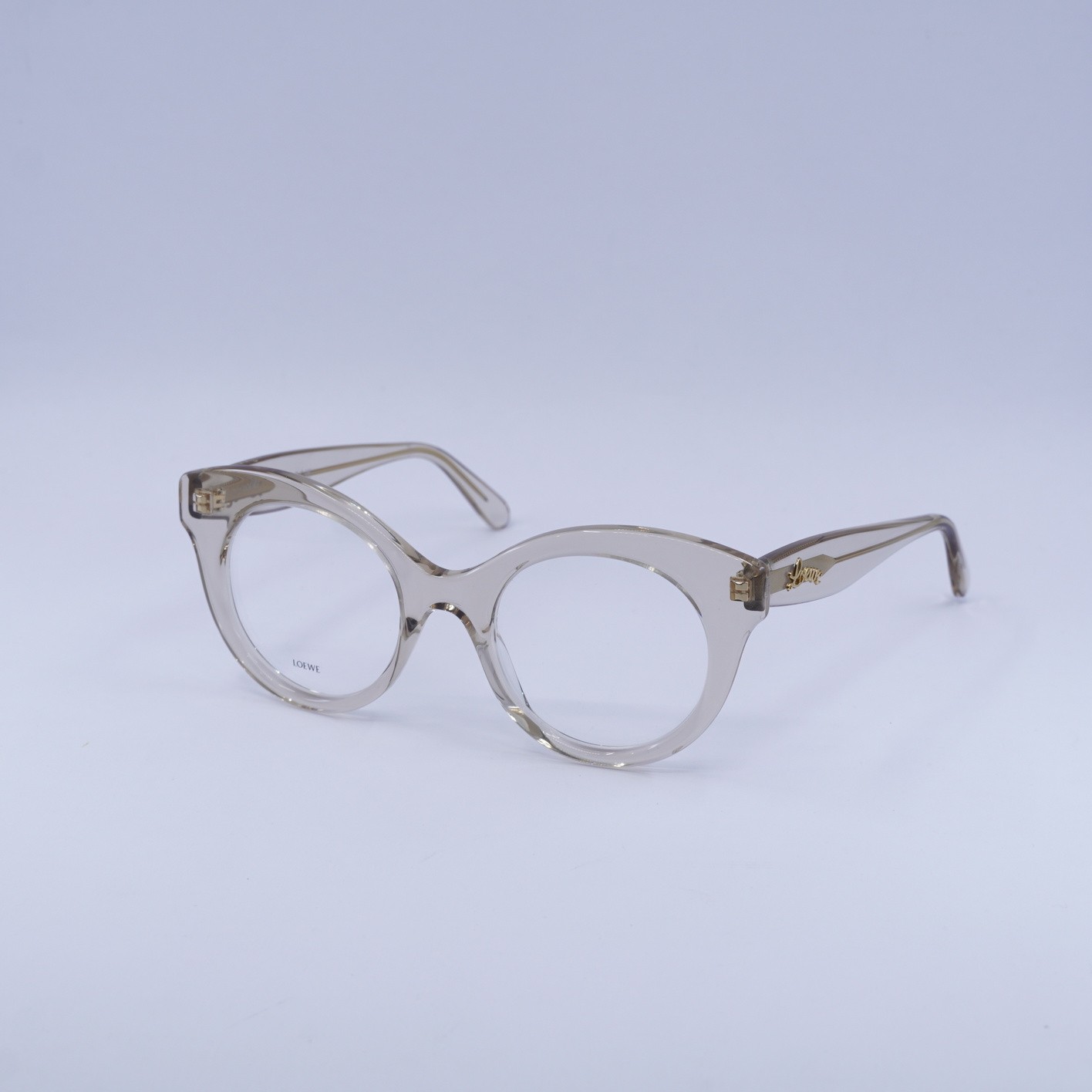 NEW Loewe LW50074I 057 Transparent Brown 50mm Eyeglasses | eBay