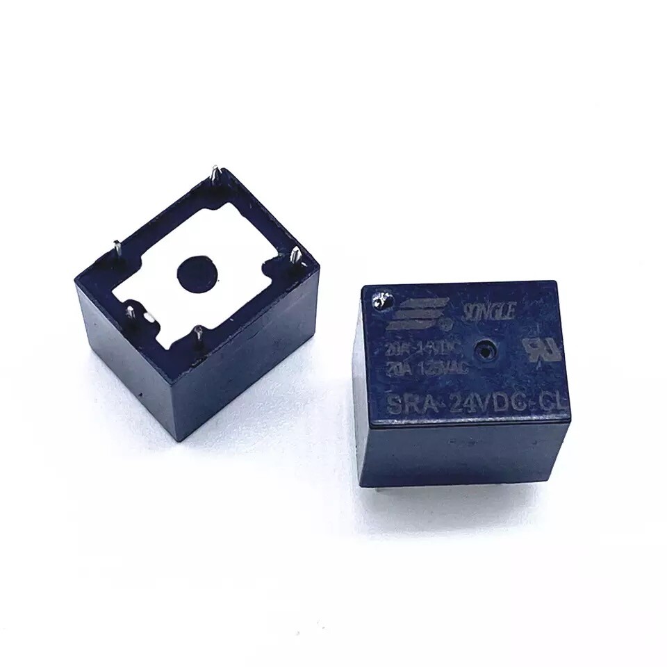 Mini Power Relays 5V 12V 24V DC Coils - 20A / 10A SPCO/SPDT Contacts ...