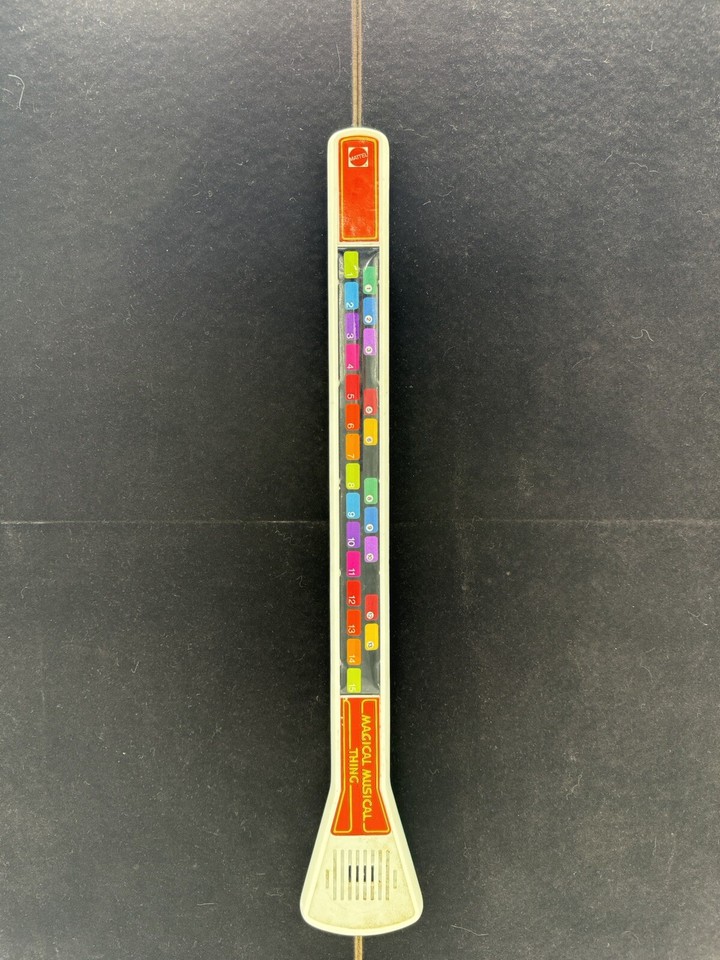 VINTAGE, WHITE+BLUE, MAGICAL MUSICAL THING, by MATTEL 1978, WORKS ...
