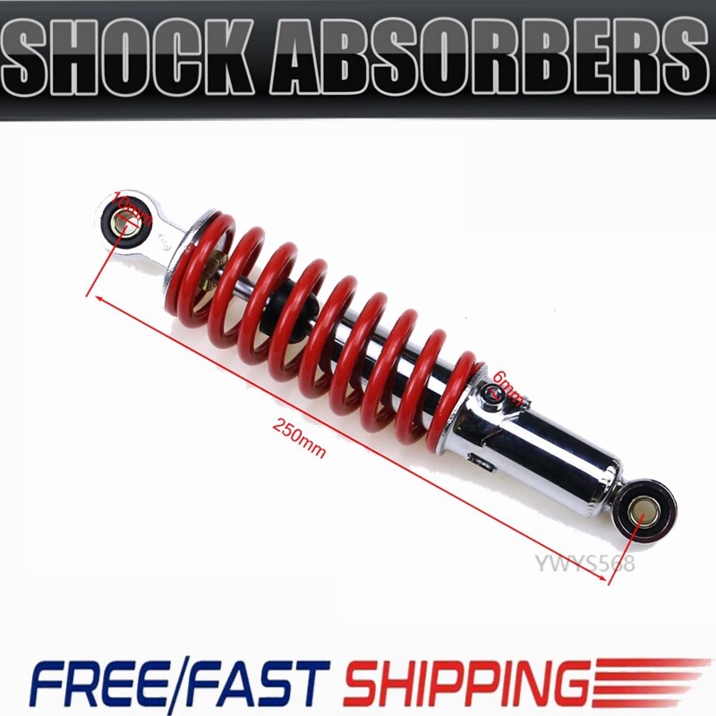 9.8" 250mm Rear Shock Suspension Spring Go Kart ATV Quad CRF70 CRF50 ...