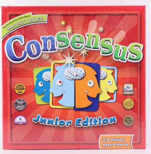 Consensus Junior Edition Board Game 2009 Mindlogic, Inc. 893042002015| eBay