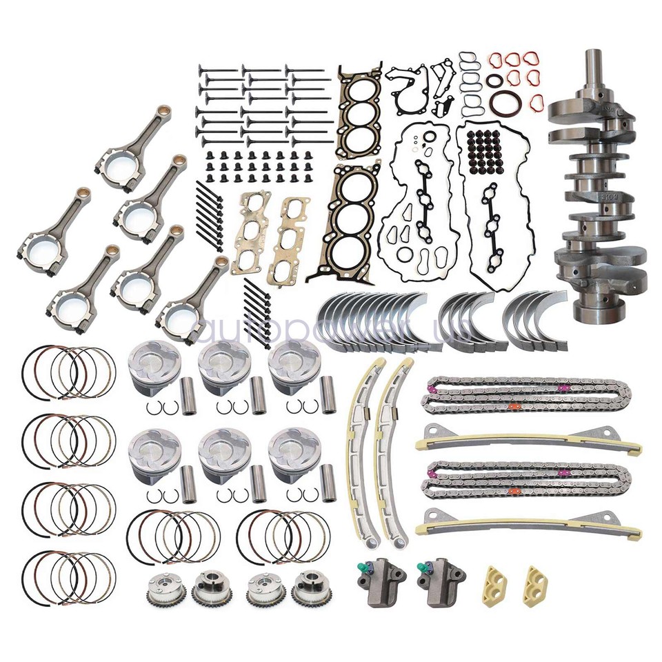 G6DH 3.3L Engine Rebuild Overhaul Kit w/ Crankshaft Rods Timing For ...