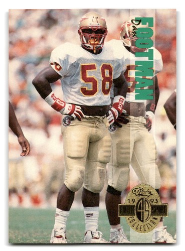 Dan Footman 1993 Classic Four Sport FOOTBALL #171 | eBay