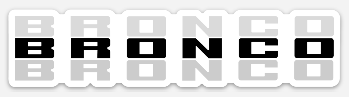 Ford Bronco stickers decals classic new 1966-1977 2021 2022 nation ...