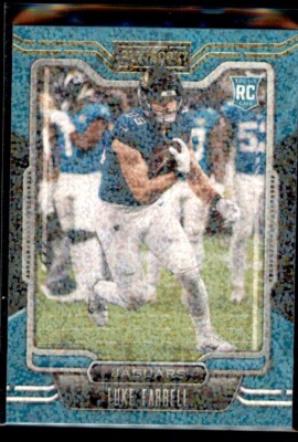 Luke Farrell 2021 Panini Playbook Sparkle Parallel RC Rookie #182 ...