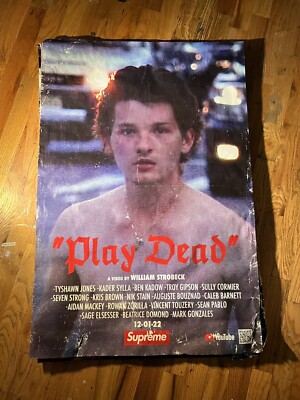 Supreme Play Dead Poster | eBay