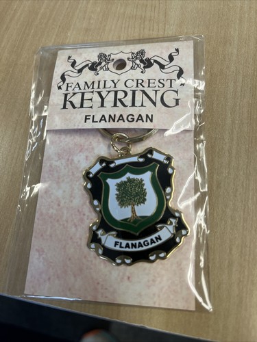 FLANAGAN Family Crest Coat of Arms Keyring Keychain | eBay