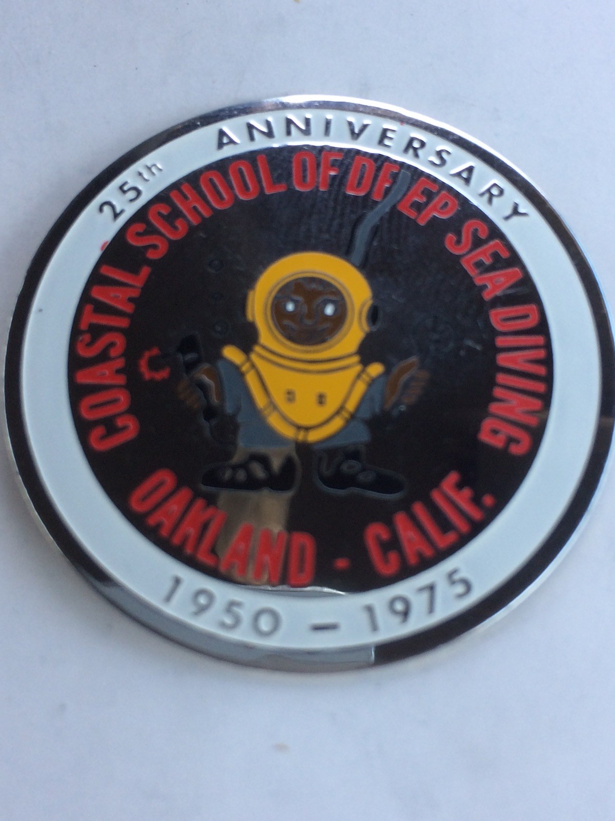 Coastal School Of Deep Sea Diving Oakland, CA 25th Anniv Token coin ...