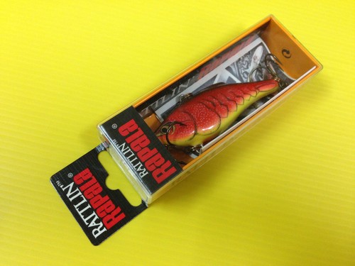 Rapala Rattlin' Rap RNR-7 RFCW, Redfire Crawdad Color Sinking Fishing ...
