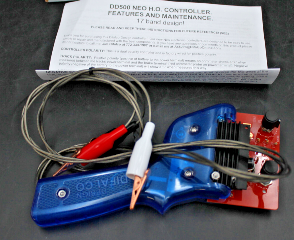 DiFalco HO Slot Car Speed Controller DD500 NEO 17 Band NEW Unused BLUE ...