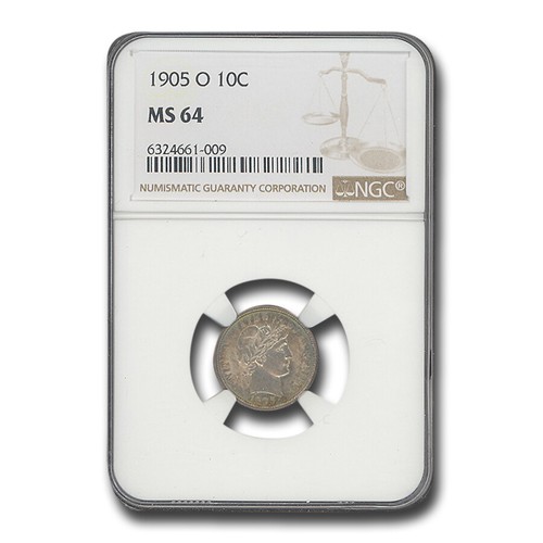 1905-O Barber Dime MS-64 NGC | eBay