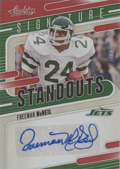 2024 Panini Absolute - Signature Standouts Freeman McNeil #SS-FML Red ...