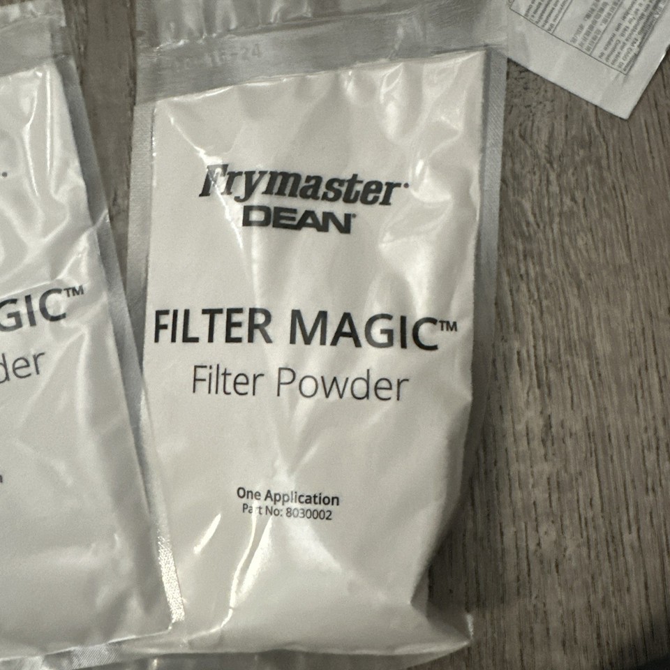 x9 Pack Frymaster Dean Filter Magic Fryer Oil Filter Powder 46843752737 ...