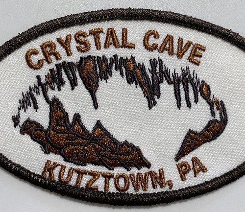 Crystal Cave Cavern Kutztown Pennsylvania PA Souvenir Embroidered Patch ...