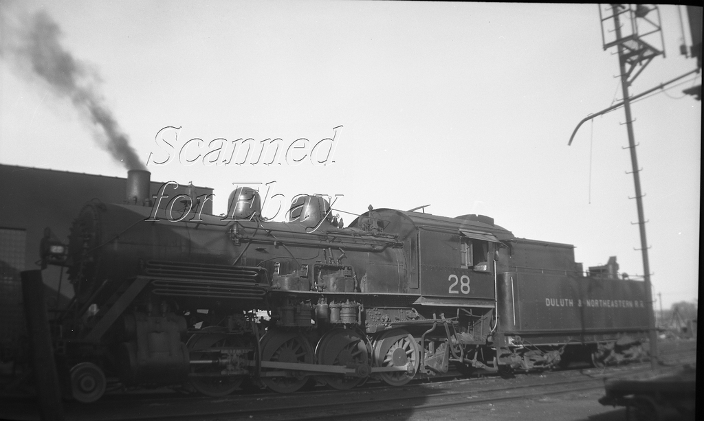 1950s Duluth & Northeastern #28 ORIGINAL PHOTO NEGATIVE-Railroad | eBay