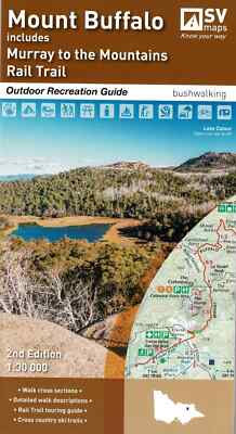 Mount Buffalo Outdoor Recreation Guide Map - SV Maps | eBay Australia