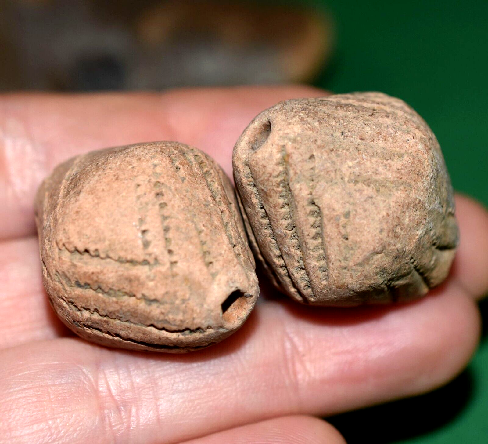 Ancient African Djenne Terracotta Clay Trade Beads Excavated Mali, West ...