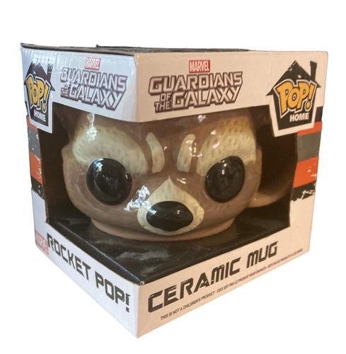 Marvel Rocket Raccoon Funko POP 2016 Coffee Cup Tea Mug Guardians Of ...