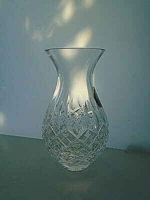 80s vintage cut glass Stuart Crystal Vase in the 'Shaftesbury' Pattern ...