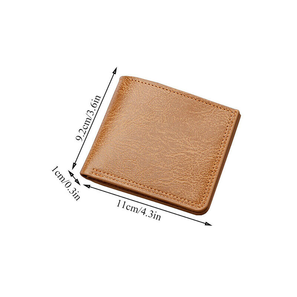 Leather Cash Long Wallet Envelope Zipper Pouch - Money Holder for Men ...