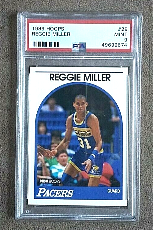 1989-90 NBA Hoops Reggie Miller Card #29 ~ PSA Graded 9 Mint ~ HOF | eBay