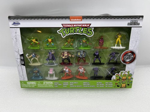 Teenage Mutant Ninja Turtles TV 1987 Nano Metalfig Set Of 18 Action ...