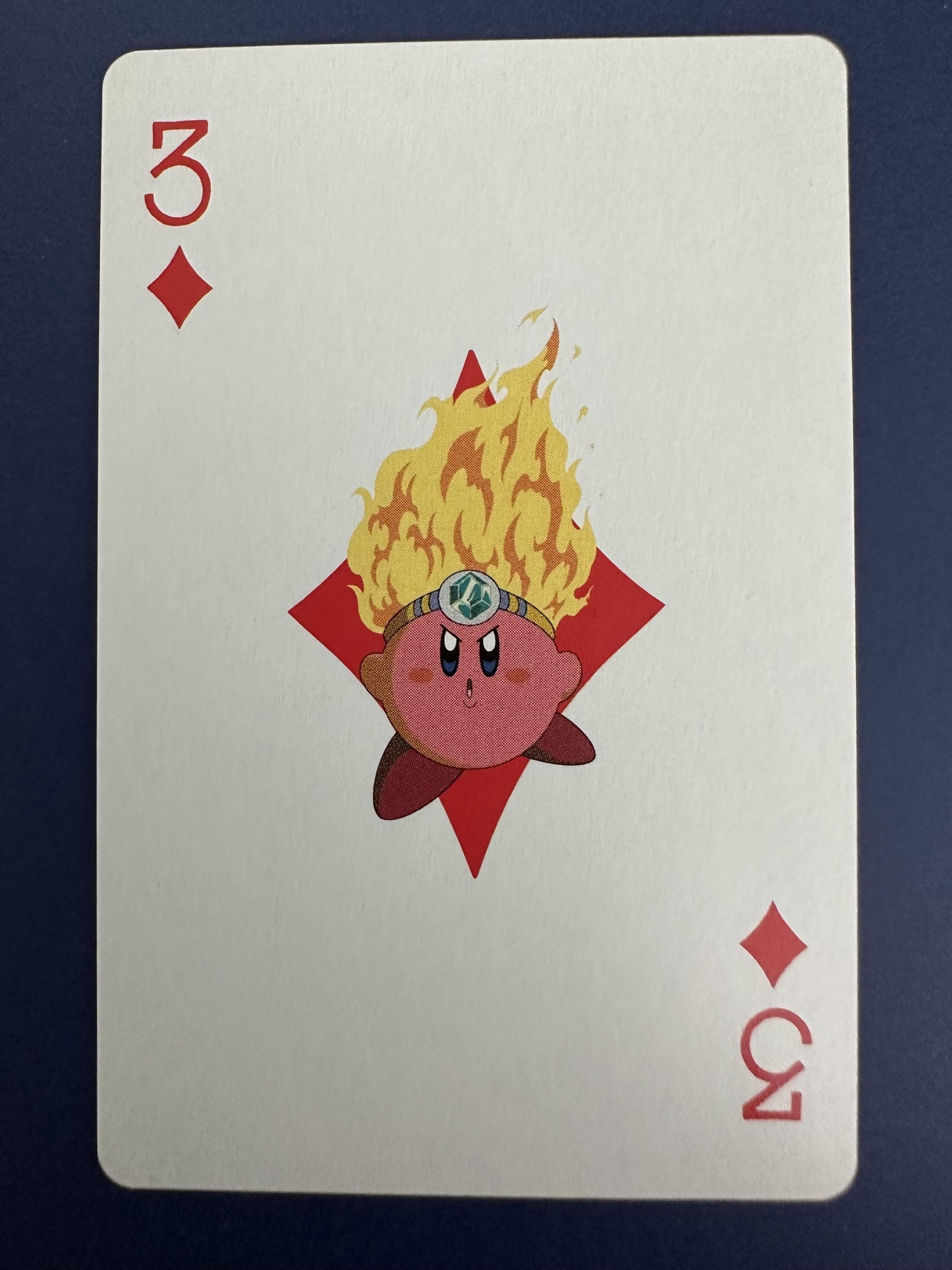 Bronto Burt 3 Playing Poker Card Kirby Super Star Blue Nintendo ...