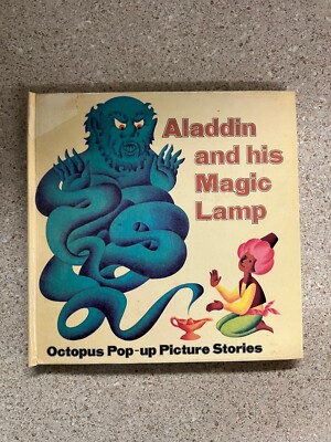 Aladdin And His Magic Lamp Octopus Pop-up Picture Stories Book 1979 ...