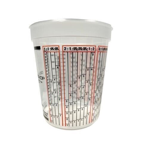 Paint Mixing Cups, Disposable, Solvent Resistant, Quart Size, Qty 100 ...