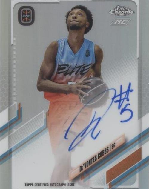 2021-22 Topps Chrome OTE Overtime Elite - Chrome Autographs De'Vontes ...