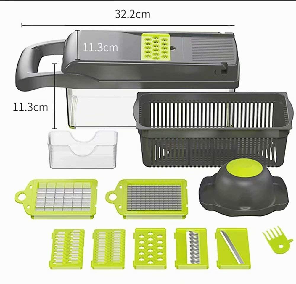 Vegetable Chopper Onion Chopper Dicer Peeler Food Chopper Slicer with ...