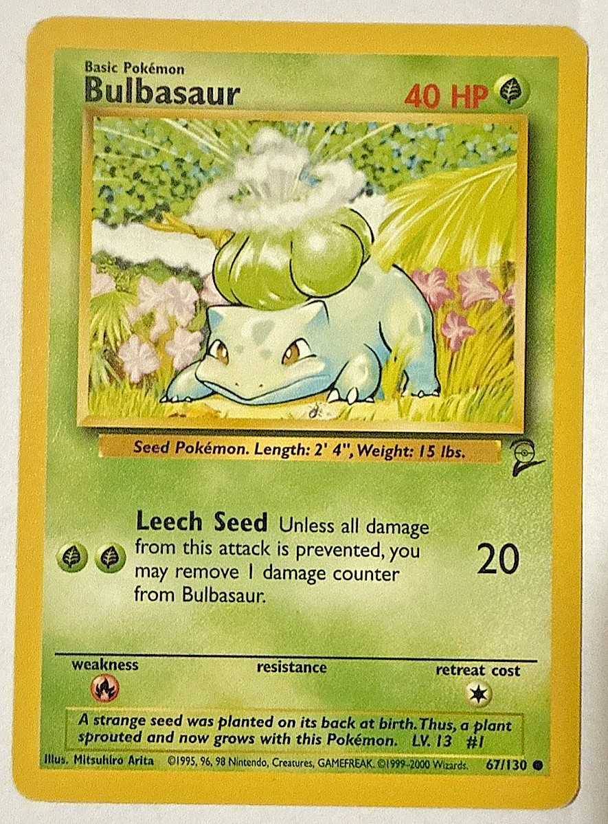 Bulbasaur Base set 2 67 For Sale - MAVIN